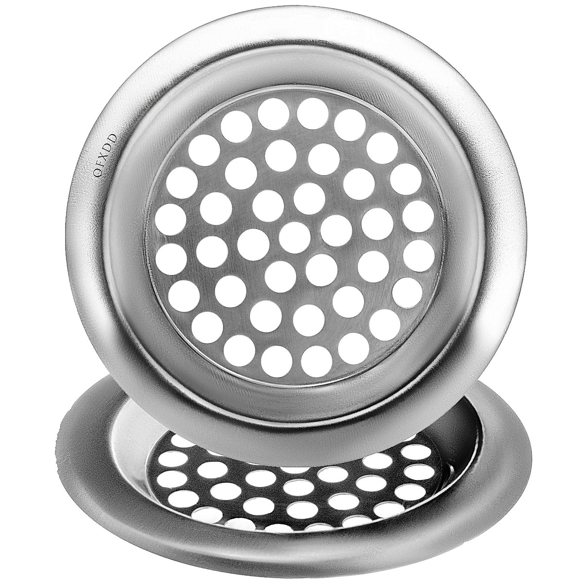 OFXDD Sink Drain Hair Catcher, Bathroom Sink Drain Strainer 3", Bathtub Drain Protector, Bath Tub Drain Catcher, Drain Cover Replacement (Pack of 2)