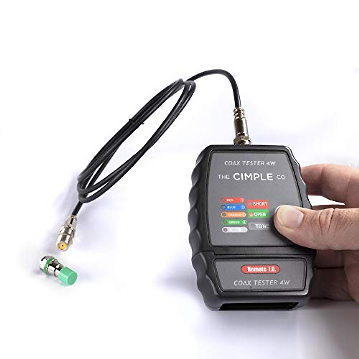 4 Port Coax Cable Mapper, Tester, Tracer, and Toner - Commercial Grade Coaxial Wire Continuity Checker