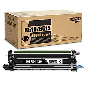 DRAWN 6510/6515 Black Drum Unit 1 Pack 108R01420 Drum Cartridge Replacement for Xerox Phaser 6510DNM 6510DN 6510DNI 6510N WorkCentre 6515DNI 6515DNM 6515DN 6515N Printer