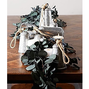 Deco 79 Metal Tibetan Inspired Meditation Decorative Cow Bell with Jute Hanging Rope, Set of 3 12",9",6"H, Gray