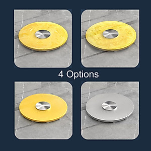 Lazy Susan Turntable For Dining Table,Countertop,Tempered Glass Rotating Tray,Transparent Rotating Tray With Silent Bearing Centerpieces,Silent/Smooth/Not Easy to Dump,for Spice Rack Table Cake Kitche