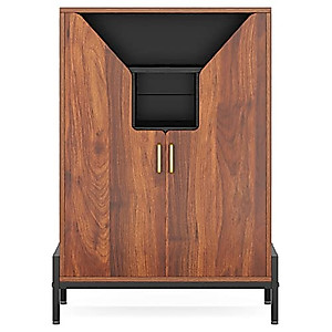 Tribesigns Large Shoe Cabinets, 23 Pairs Shoes Storage Cabinet for Mens with Doors and Adjustable Shelves for Entryway, Hallway