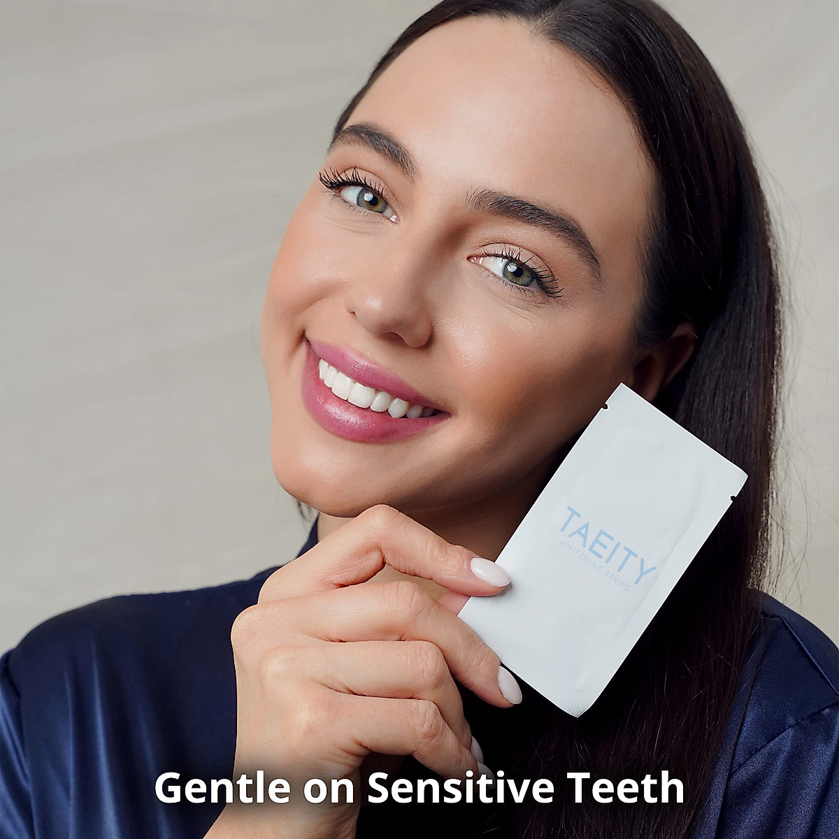 Taeity Teeth Whitening Strips - Non-Sensitive & Strong Formula (28 Strips, 14 Treatments)