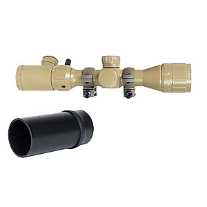 Monstrum 3-9x32 AO Rifle Scope | Flat Dark Earth | Monstrum SS-F Scope Sunshade | Bundle