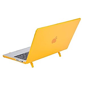mCover Case Compatible ONLY for 2021~2023 14.2” MacBook Pro A2442 Laptop Computer (with M1 | M2 Pro/Max Chip, Liquid Retina XDR Display, MagSafe3 + HDMI connectors) - Orange