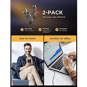 100W AINOPE C to C Cable & 4.8A Car Charger