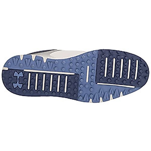 Under Armour Women's Charged Breathe 2 Spikeless Cleat, (100) White/Metallic Silver/Baja Blue, 8, US