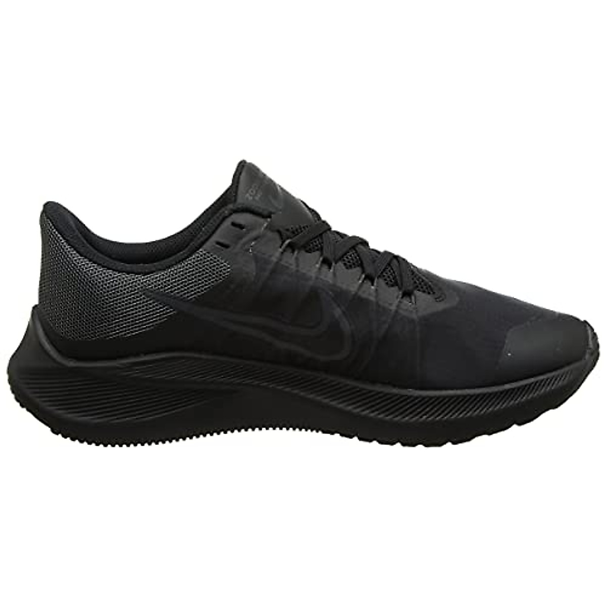 Nike Winflo CW3419-002 Mens Running Shoes (Black/DK Smoke Grey-Smoke Grey)
