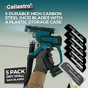 Drywall Cut-Out Saw Blades for Makita Cut-Out Saw - 5 Pack - Caliastro
