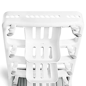 Munchkin® Tidy Dry™ Space Saving Vertical Bottle Drying Rack for Baby Bottles and Accessories, White