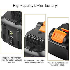 [1Pack] 12V 7.0Ah High-Output Battery for Dewalt 12V Max (12-Volt) Tools Li-ion Battery DCB120 DCB121 DCB123 DCB127 DCB122 DCB124 DCB127-2