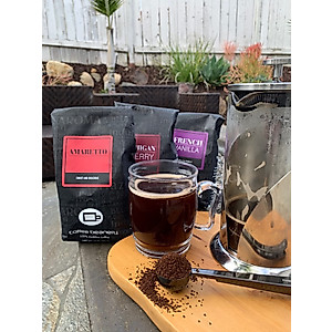 Michigan Cherry Coffee by Coffee Beanery | 12oz Flavored Coffee Ground Medium Roast Coffee| 100% Specialty Arabica Coffee Ground | Gourmet Coffee | Flavored Ground Coffee Medium Roast