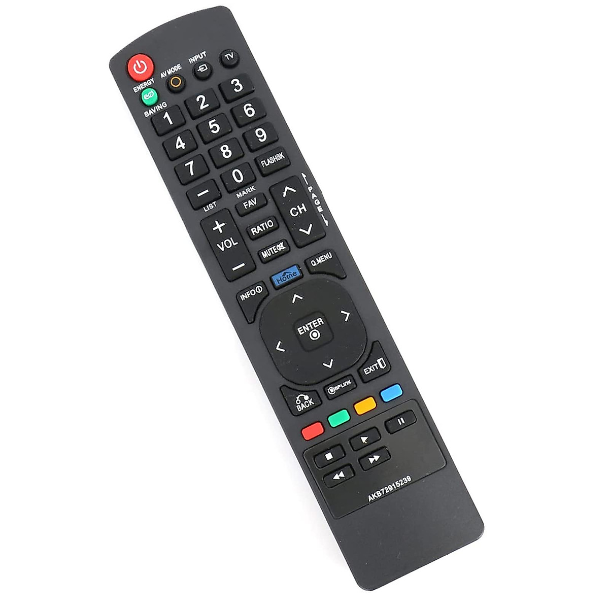 New TV Remote Control AKB72915239 fit for LG 32LK330-UB 32LK330UH 32LK330-UH 32LK430 32LK450 32LK450UB 32LK450-UB 32LK450UH 32LK453C 32LV2500 LCD LED TV