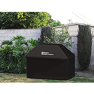 Simple Houseware 72-inch Waterproof Heavy Duty Gas BBQ Grill Cover, Weather-Resistant Polyester