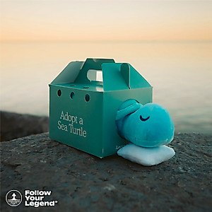 Follow Your Legend Sam The Sea Turtle Plush with Pillow Accessory - 10" Adopt Me Plushies, Stuffed Turtle, Sea Turtle Stuffed Animal, Small Turtle Plush