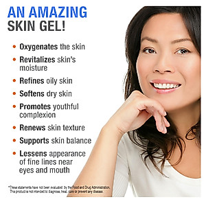 Cellfood Oxygen Gel, 2 fl oz - Nutrient Rich - Provides Moisture & Protection, Decreases Appearance of Fine Lines - Aloe Vera, Lavender Blossom Extract, Cellfood & Glycerine - Hypoallergenic, Non-GMO