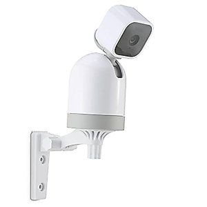 LEFXMOPHY Wall Mount Compatible for Blink Mini Pan-Tilt Mount for Ceiling Mounting Kit 180 Degree Adjustable (1PACK White)