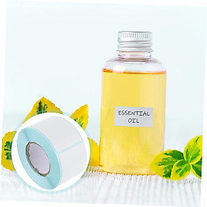 NUOBESTY Barcode Printing Paper Rectangles Label Thermal Heat Transfer Label Food Date Labels Expiration Labels Kitchen Label Printer Sticker Printer Name Stickers Heat Sensitive