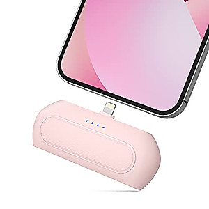 TQGX Small Portable Charger 4800mAh Ultra-Compact Cordless Fast Charger Mini Battery Pack Compatible with iPhone 14/13/12/11/8/7/6/XR/XS Max/Pro Max/AirPods