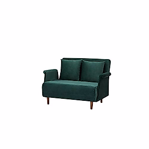 GIA Furniture Home Series Convertible Loveseat, Green