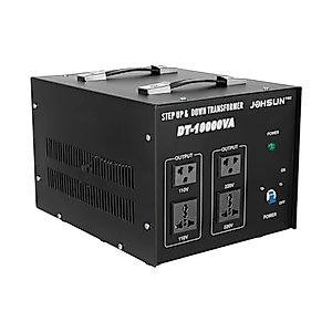 8000W Voltage Converter Transformer, Step Up/Down Transformer Converter (220V to 110V, 110V to 220V), Heavy Duty Voltage Converter Power Converter for Most Household Appliances