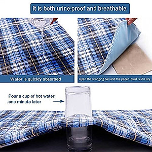 YELL 2 Pack Guinea Pig Liner, Guinea Pig Bedding Washable &Air Dried Pee Pads, with Fast Absorbent Waterproof Small Animal Diapers,Reusable,for Guinea Pigs, Rabbits and All Small Animals