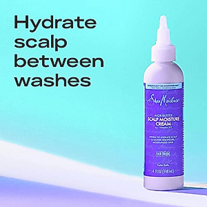 SheaMoisture Scalp Hair Cream Aloe Butter & Vitamin B3 With A Boost Of Hydration Hair Care To Hydrate Scalp + Moisturized Hair 4oz
