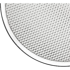 Tosnail 4 Pack 10 Inches Seamless Aluminum Pizza Screen Pizza Pan with Holes Pizza Mesh
