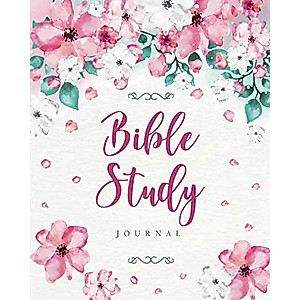Bible Study Journal: Watercolor Flower Style | 3 Month For Daily Journal | Bible Study Workbook | Christian workbook (Christian Journals for women to write in)