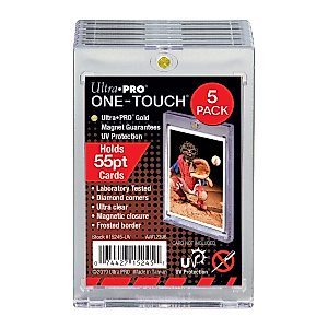 Ultra Pro 55PT UV One-Touch Magnetic Holder, Pack of 5