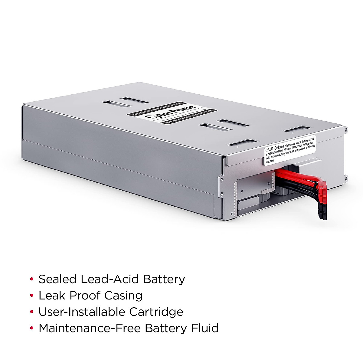 CyberPower RB1270X4B UPS Replacement Battery Cartridge, Maintenance-Free, User Installable, 12V/7Ah