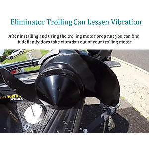 CASTNOO Eliminator Trolling Motor Prop Nut Compatible for MotorGuide GFEL-MG-R-DP Boat Motor Gets Rid of Vibration & Fix Prop Nut