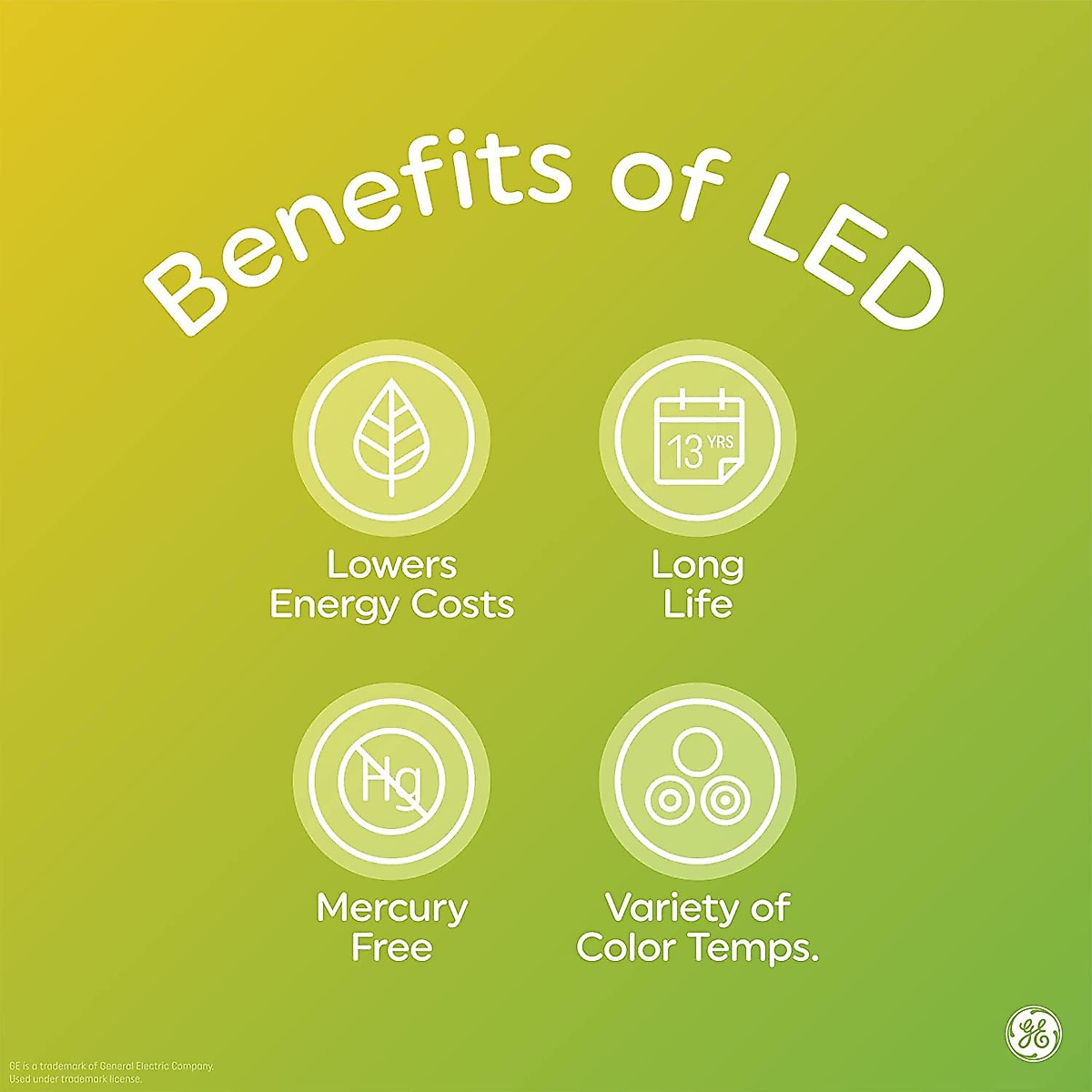 GE Lighting 31536 LED Light Bulbs, G25, Clear Soft White, 350 Lumens, 4.5-Watts, 2-Pk. - Quantity 44