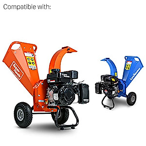 Landworks Mini Wood Chipper Shredder Mulcher Industrial Replacement Blade/Knives Set (Qty 2) for Both LCE12 SuperHandy and GUO054 Model Wood Chippers