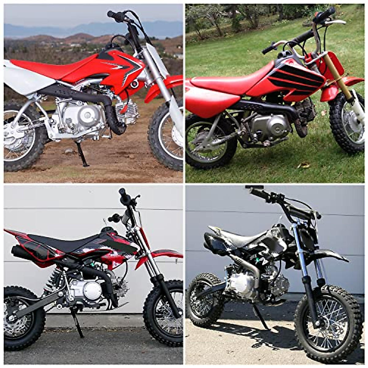 YOXUFA 22mm Carb PZ22 Carburetor Air Filter Kit for 125cc 110cc Pit Dirt Bike ATV XR CRF50 SSR 70cc 90cc TaoTao DB14 DB24 Coolster Apollo Blazer 4 Stroke engine 4 Wheeler Quad Parts