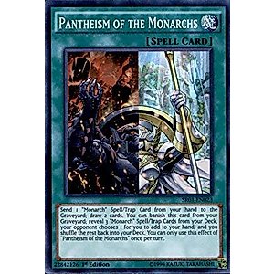 Yu-Gi-Oh! - Pantheism of The Monarchs (SR01-EN023) - Structure Deck: Emperor of Darkness - Edition - Super Rare
