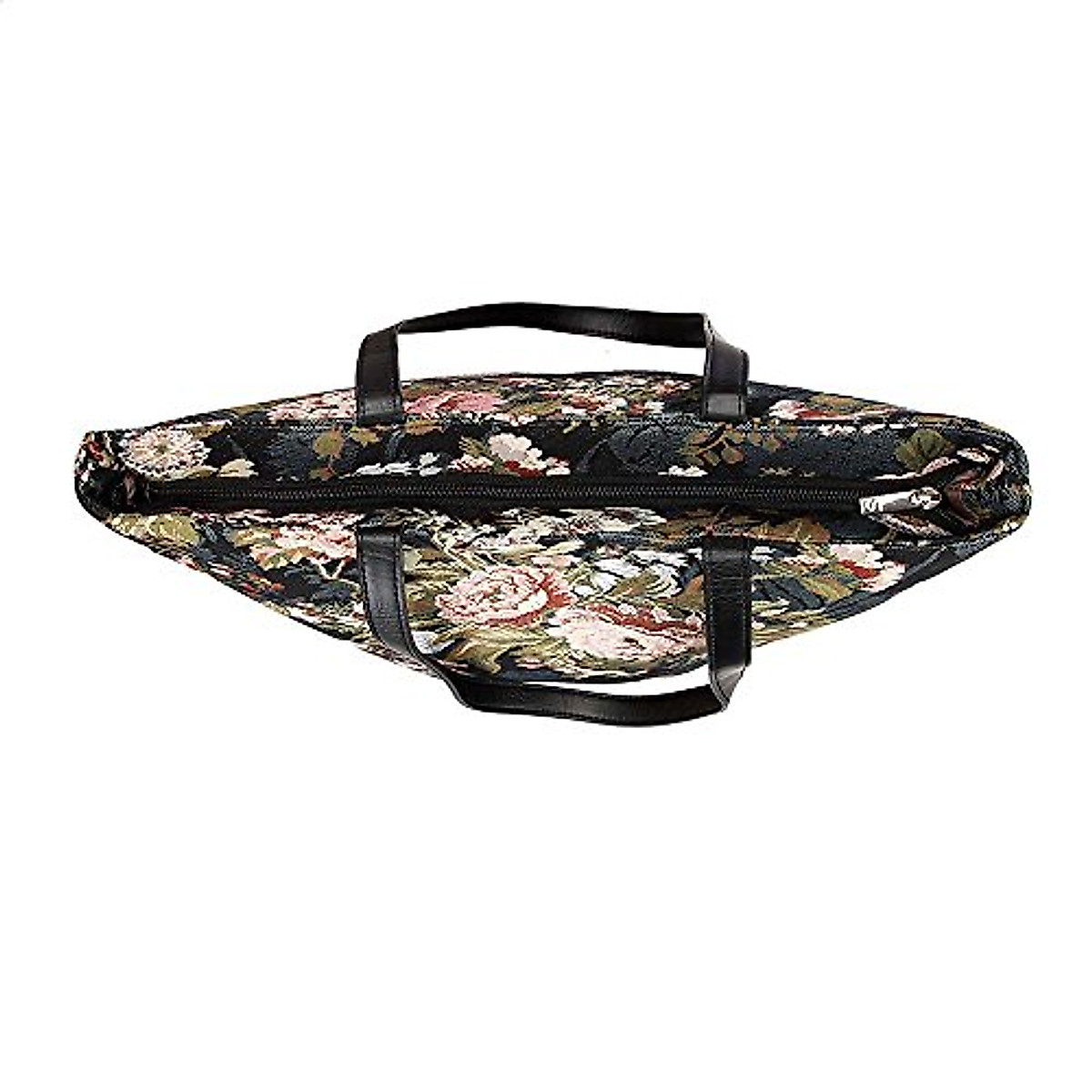 Signare Tapestry Shoulder Bag Tote Bag for Women with Peony Flower (SHOU-PEO)