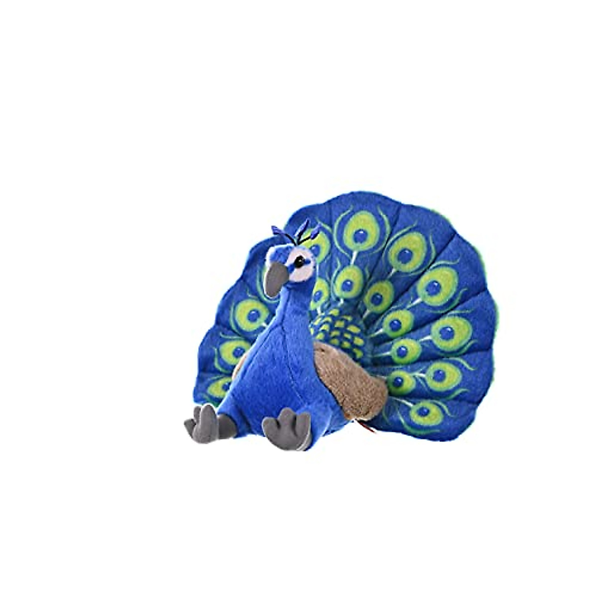 Wild Republic Peacock Plush, Stuffed Animal, Plush Toy, Gifts for Kids, Cuddlekins 12 Inches
