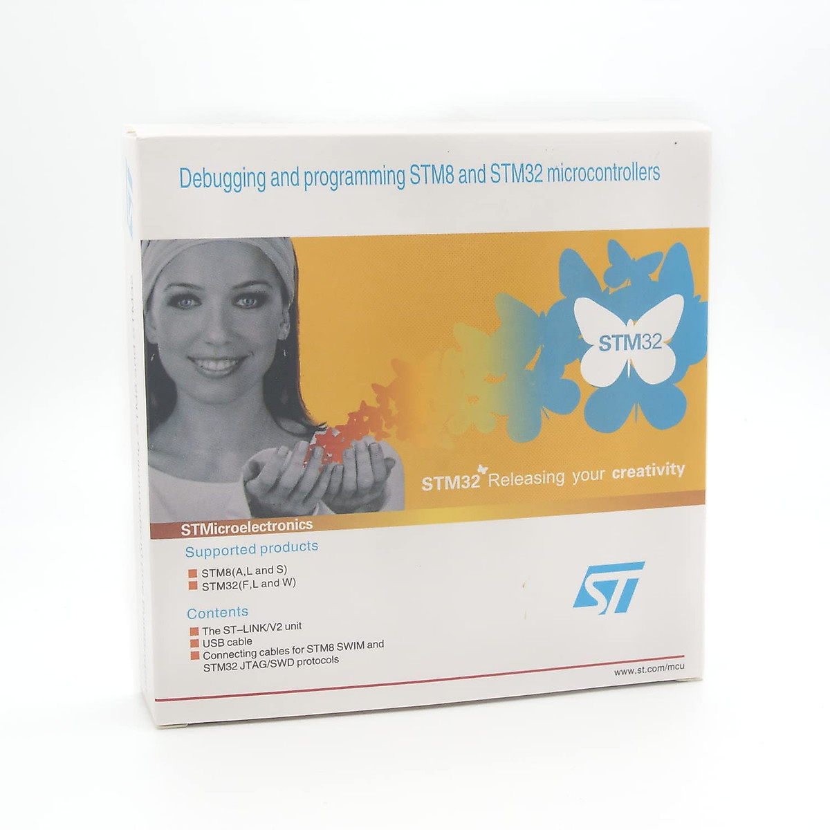 ANBE ST-Link/V2 in-Circuit debugger/Programmer for STM8 and STM32 with JTAG SWD Swim Interface Emulator downloader X07C