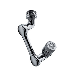 Faucet Extender for Kitchen Sink Universal,Faucet Extender for Bathroom Sink Brass,Splash Filter Faucet Extender,2 Water Outlet Modes,for Sink