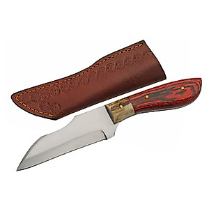 Redtail Stainless Steel Blade Wood/Stag 9 inch Hunting Knife