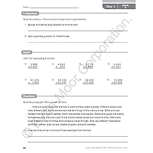 Evan-Moor Daily Fundamentals, Grade 5