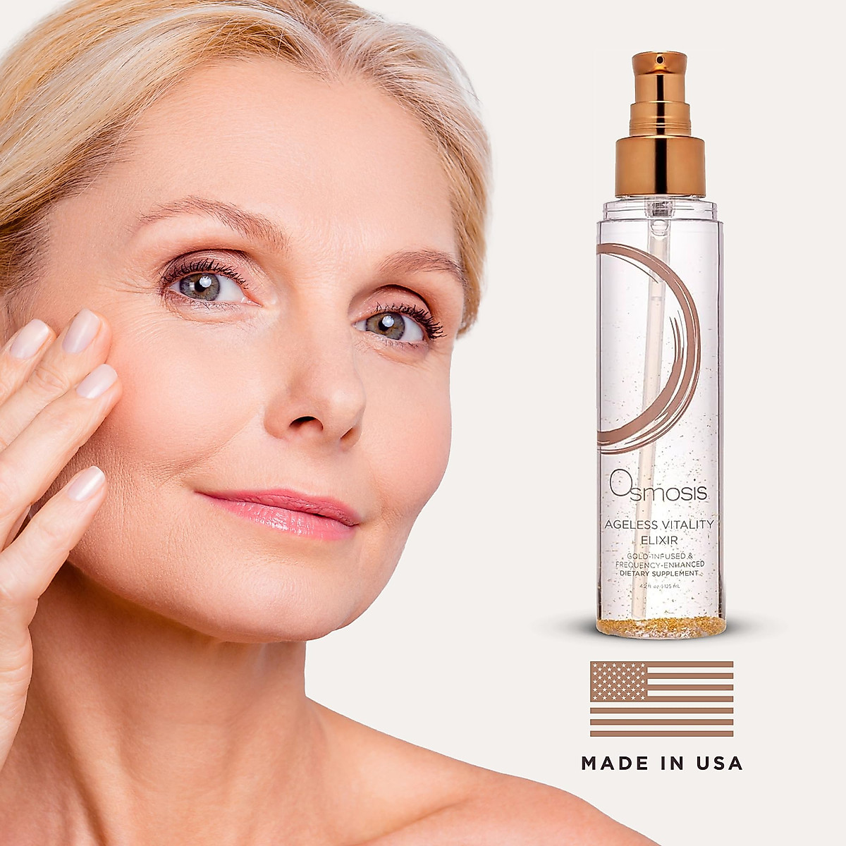 OSMOSIS Ageless Vitality Elixir, Helps Restore Vibrant Skin and Supports Joint Health, Daily Supplement Drink, 4.2 Fl Oz