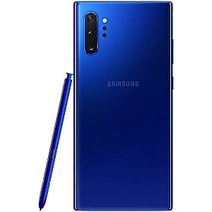 Samsung Galaxy Note 10+, 256GB, Aura Blue - Fully Unlocked (Renewed)