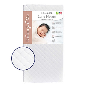 Dream On Me Universal Cradle Mattress | Waterproof | 2” Fiber Core | Cradle Mattress | Greenguard Gold Certified | 36" x 18"