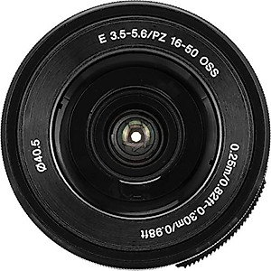 Sony SELP1650 16-50mm OSS Lens: Sony E PZ 16-50mm f/3.5-5.6 OSS Lens (Black) + Pro Starter Bundle Kit Combo - International Version (1 Year Warranty)