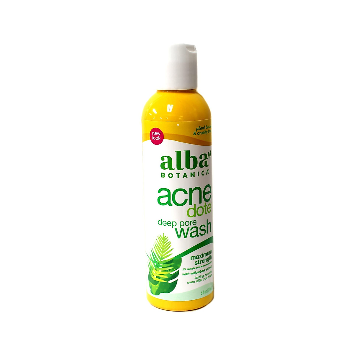 Alba Botanica Natural Acnedote Deep Pore Wash, 6 Ounce. (Pack of 2)