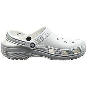 Crocs Unisex-Adult Classic Clogs (Best Sellers), White, 11 Men/13 Women