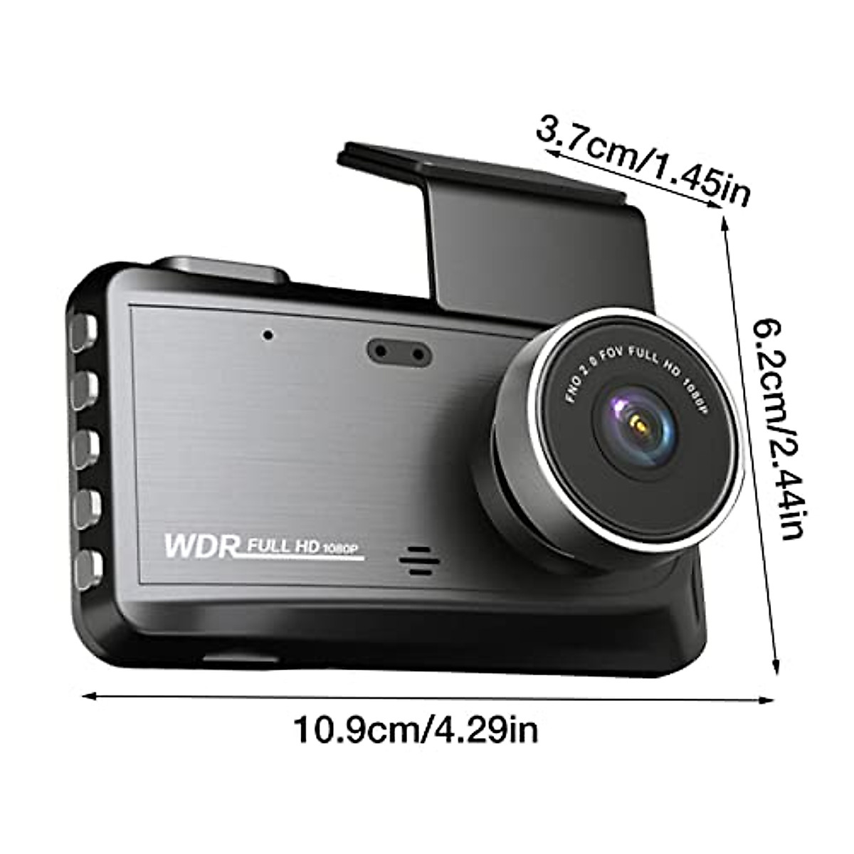 Vehicle Dashcam, Dashcam for Cars, 4K H D 1080P Built in G Sensor Dashcam Front and Rear, IPS GPS Display Car Video Cam Recorder, Night Vision Dashboard Parking Car Camera for Trucks SUVs