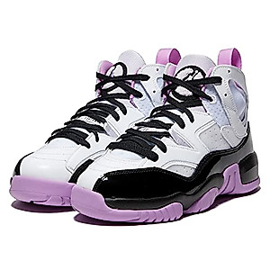 Jordan Boy's Jumpman Two Trey (Big Kid) White/Black/Barely Grape/Rush Fuchsia 6 Big Kid M